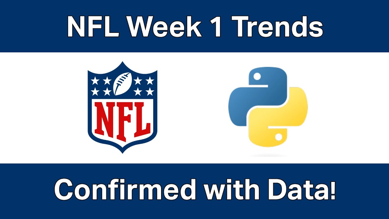 NFL Week 1 Trends - Confirmed with Data!