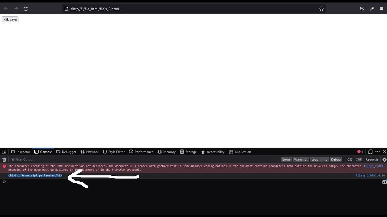 Javascript dasar : 4 cara menampilkan output javascript