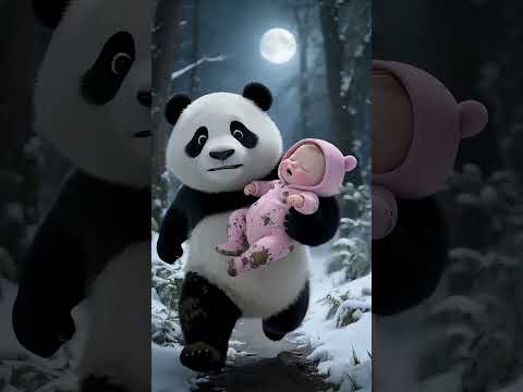 ðŸ˜The panda saved😠the baby. It_s really brave. _rescueefforts _cute _panda(#aibaby #catfunnyvideo