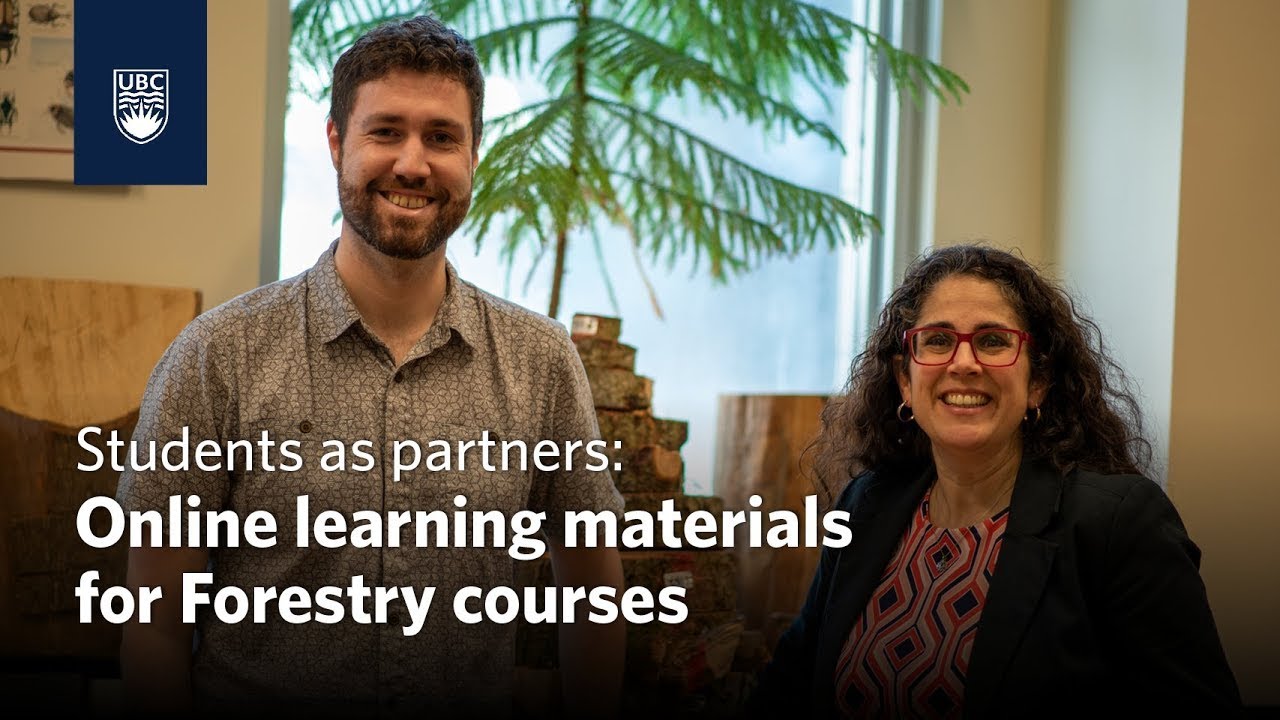 Students as partners: Online learning materials for Forestry courses