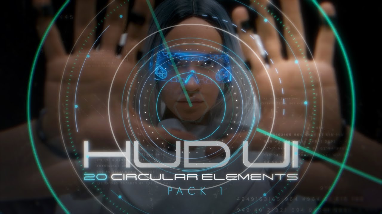 Hud UI Circular Elements  - Pack 1