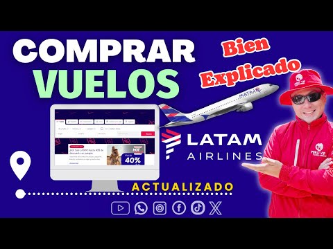 LATAM VUELOS - Cómo comprar pasajes internet Paso a Paso Actualizado | Perú Vip 🇵🇪