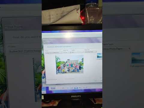 How to print on 5R size photo paper using the rear feed slot