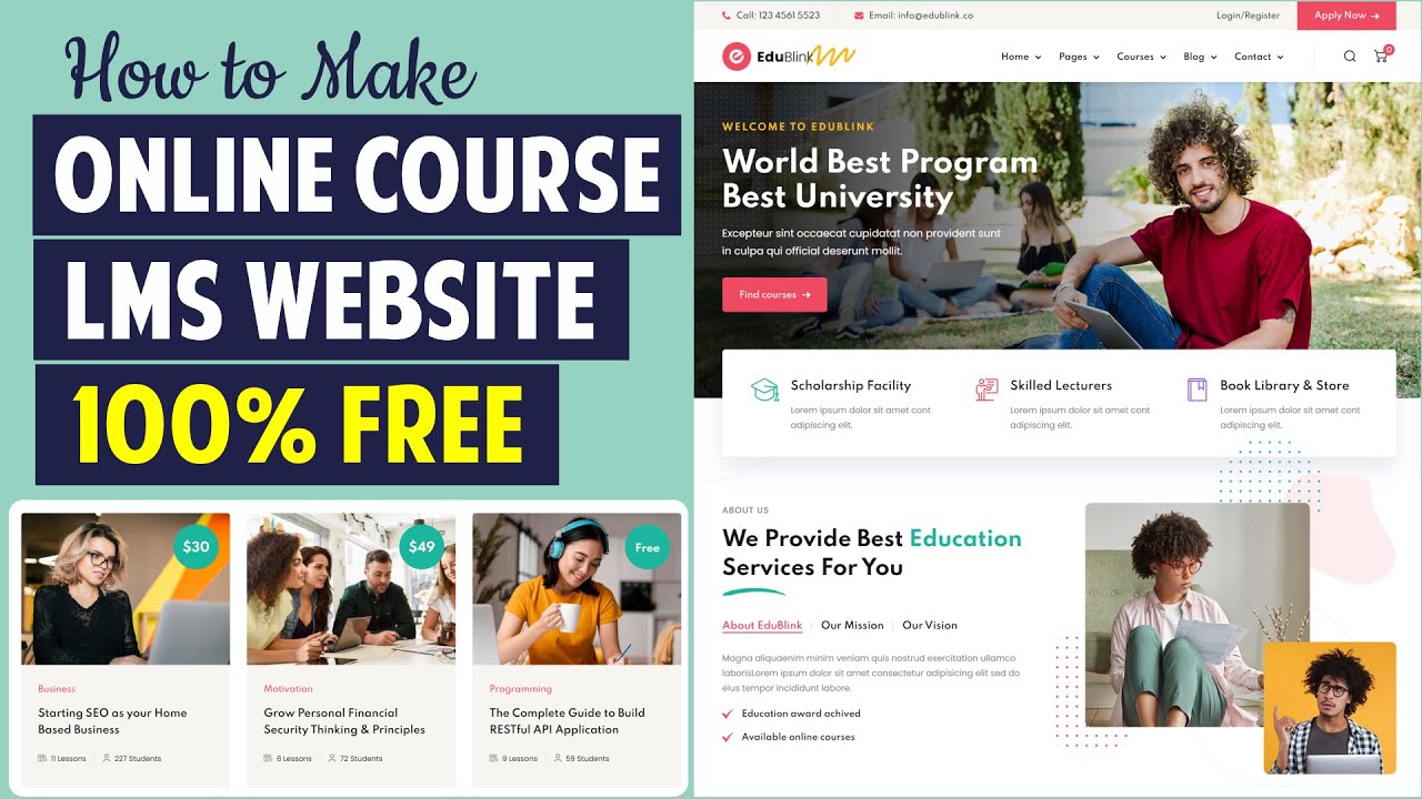 Creating a Free Online Course Website with WordPress: A Step-by-Step Guide | Galaxy.ai