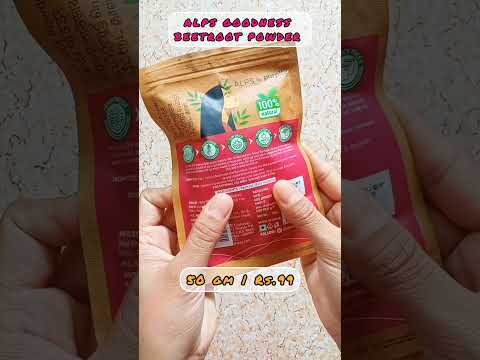 Alps Goodness Beetroot Powder #shorts #youtubeshorts #skincare #beetroot #trending #haircare #video