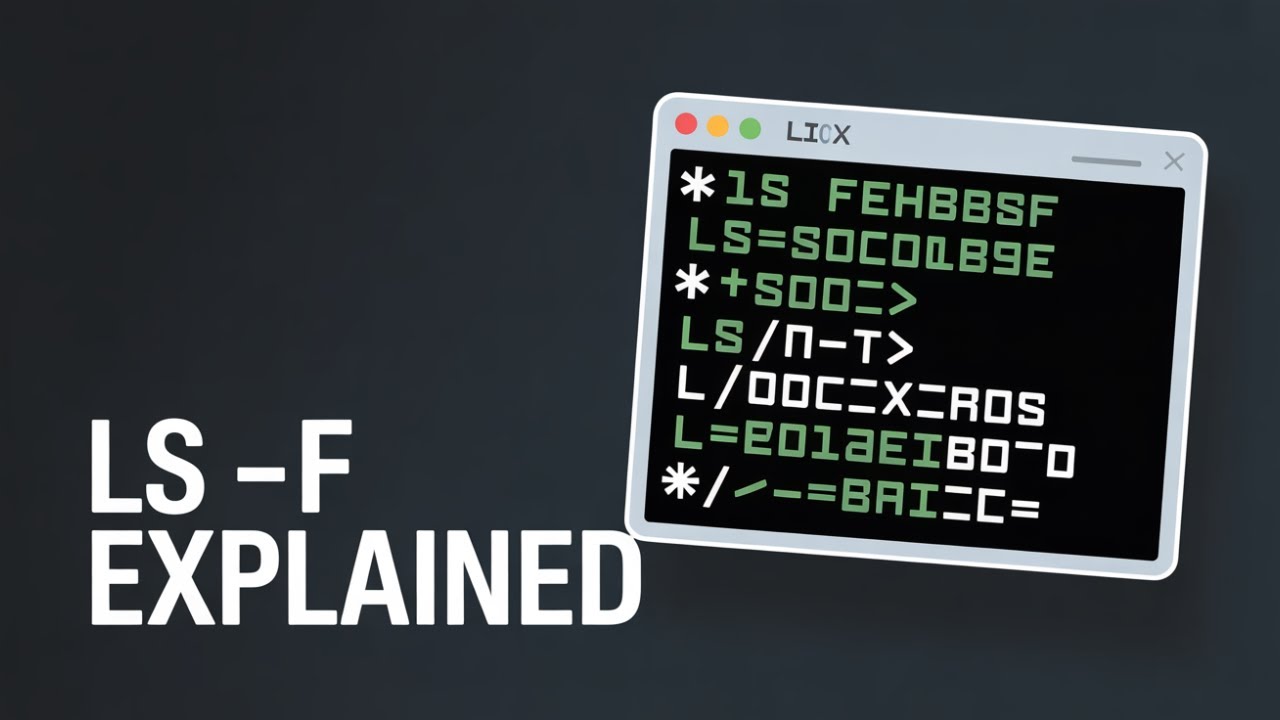 Instantly Identify Files, Folders, and Executables Using ls -F in Linux