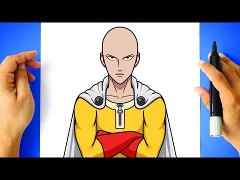 How to DRAW SAITAMA - One Punch Man