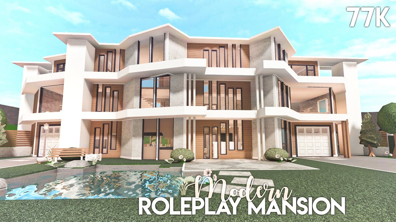 Modern Roleplay Mansion | Bloxburg Build