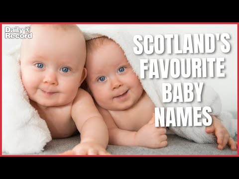 Scotland's most popular baby names