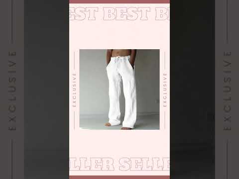 summer spring 2025 New Men's Cotton Linen Pants Male Autumn New Breathable Solid