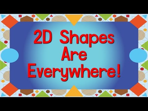 2D Shapes Are Everywhere | Shape Song for Kids | Learn Shapes | Jack Hartmann