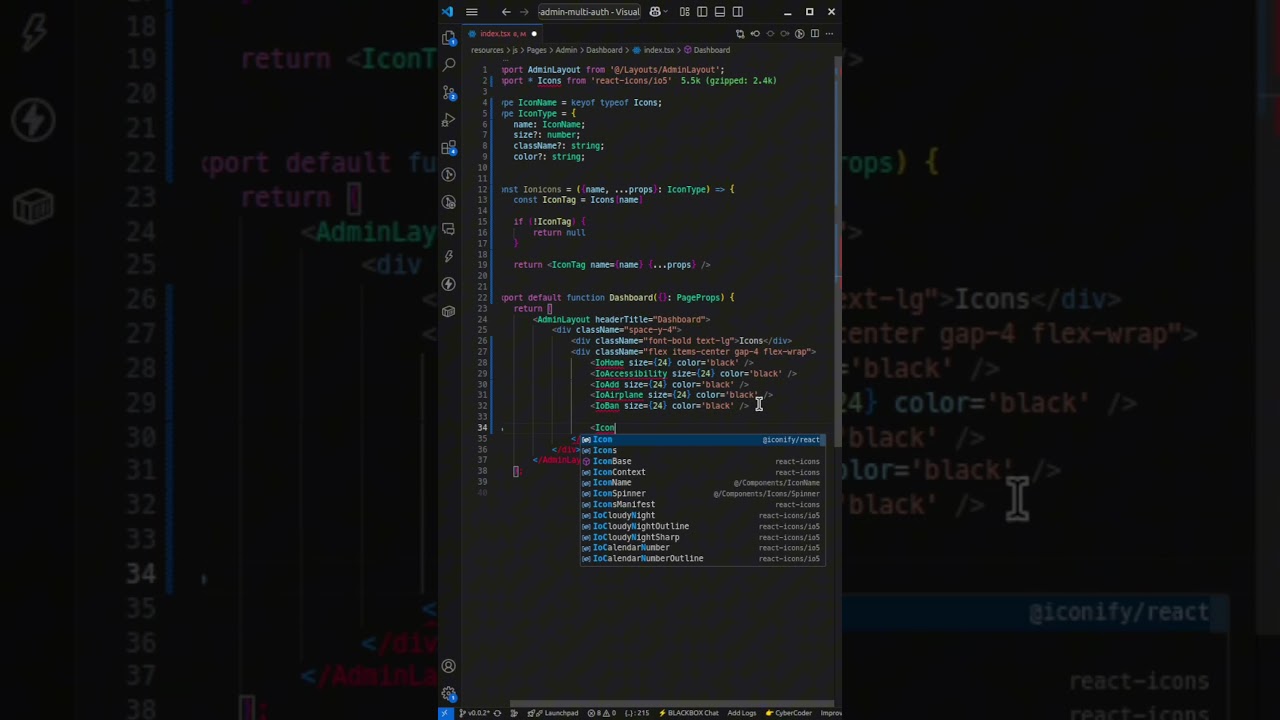 Dynamic Icon Component in React #ReactJS #ReactIcons #CodeTips #CodingShorts #CleanCode