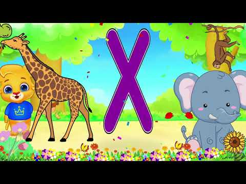 How to Write Letter X for Children |Writing ABC for Preschool Made Easy|5 animals start with X