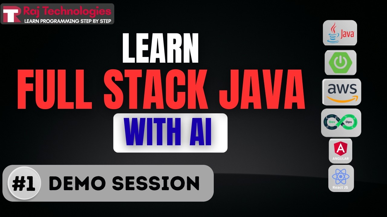 Full Stack JAVA Demo Class - 1 | Become a Full Stack JAVA Developer with AI in 5 Months