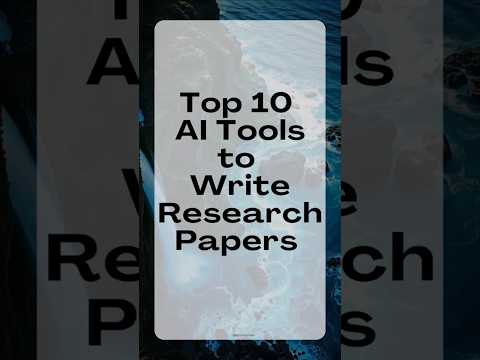 AI Tools to Write Research Papers 🔥 #aiprompt #aitools #onlinemarketing #researchpapers
