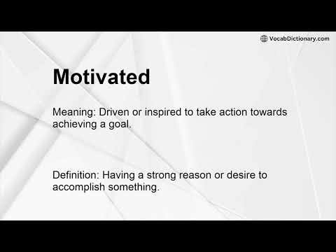 Motivated Meaning