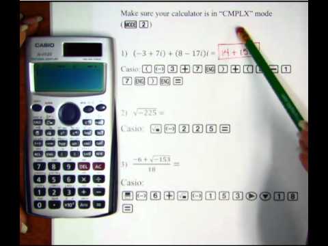 Casio fx-115 ES - Complex Numbers