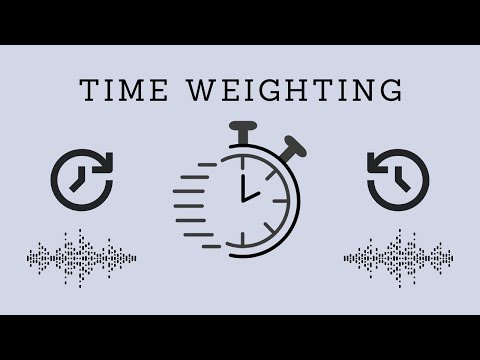 Time weighting filters explained
