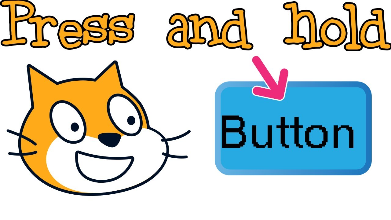 How to hold down a button in Scratch
