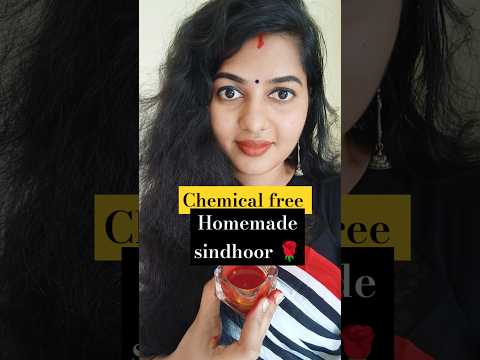 Homemade sindhoor#sindoor#homemade #sindoorlook #kumkum#diysindoor#naturalglow