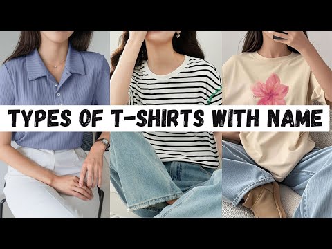 Types of T-Shirt with Name for Girls || Fashionable Blog