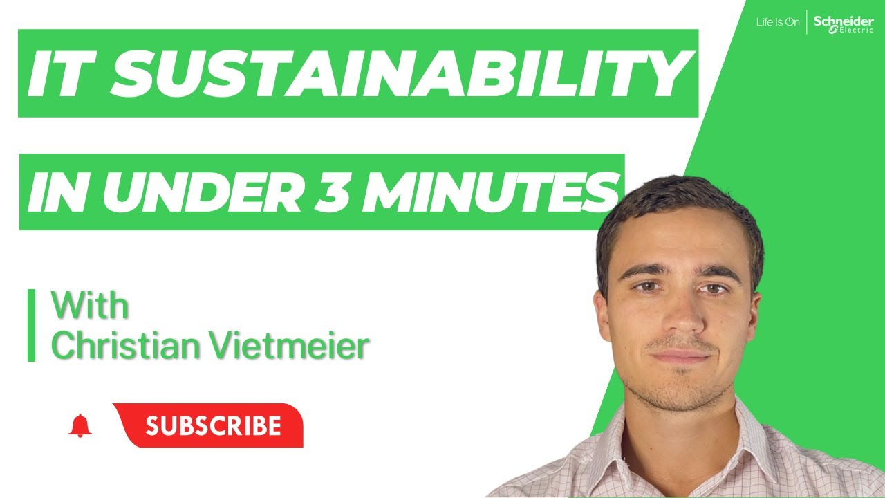 IT Sustainability Strategy in Under 3 Minutes