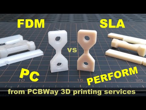 Another FDM vs SLA battle: PolyCarbonate vs Perform Resin - 3D printing services from PCBWay