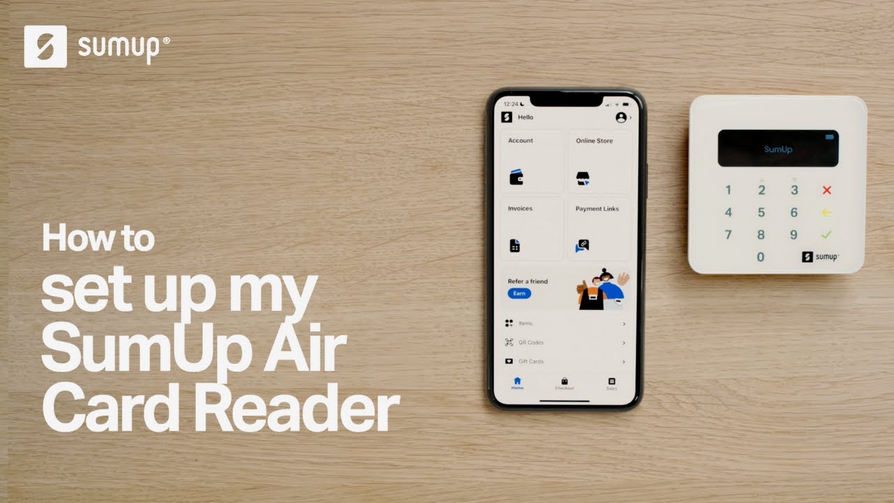 How to set up my SumUp Air Card Reader