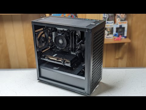 All Black AMD Ryzen 5600 & Radeon RX 6650 XT Commission - Tech Lion