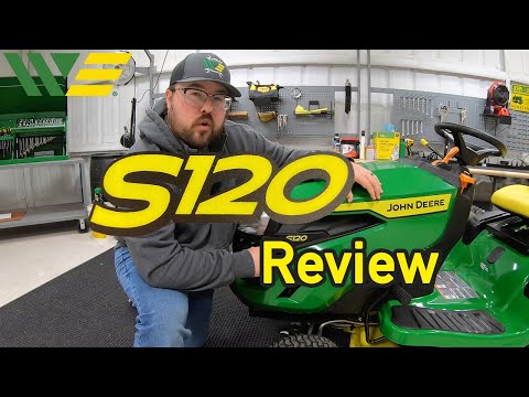 2021 John Deere S120 Riding Mower Walkaround and Mower Review