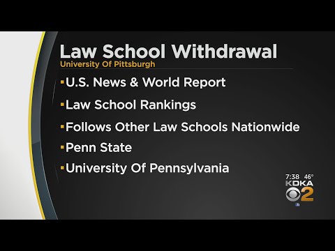 Pitt Law School withdraws from U.S. News & World Report's rankings