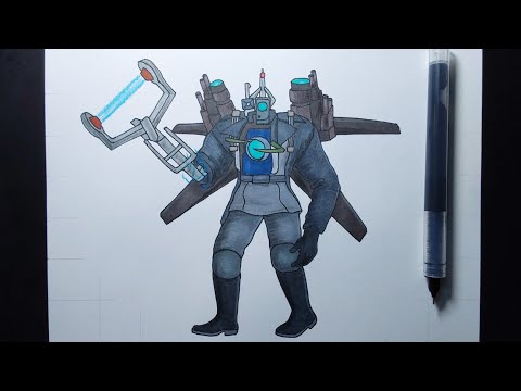 Draw Titan Cameraman Astro Hand