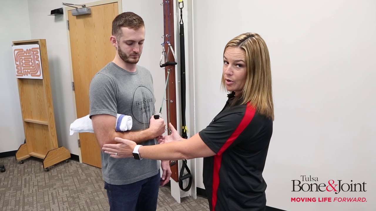 Band Exercises to do after Total Shoulder Surgery