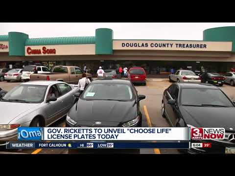 "Choose life" license plates unveiled