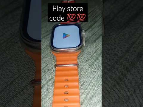 T900/T800 ultra Smartwatch me play store kaise chalayen 🤔play store code in t900/t800 ultra #shorts