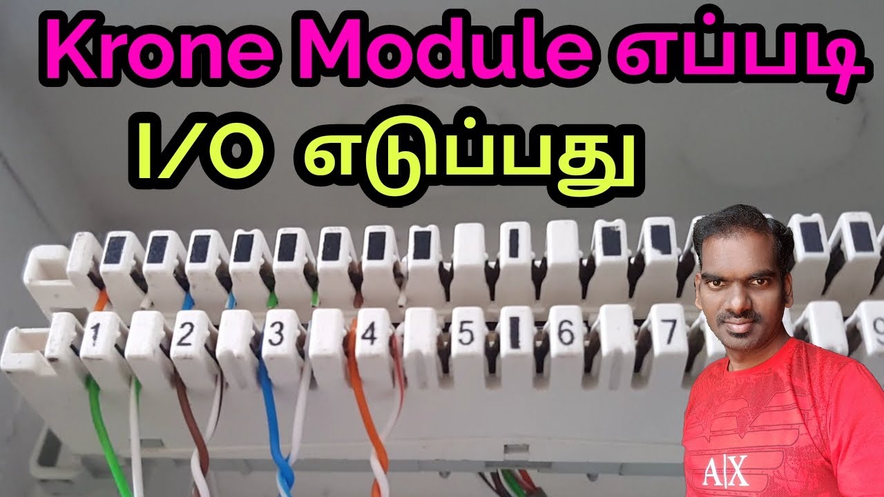 How to take Input output in krone module | Tamil | Network Ravi