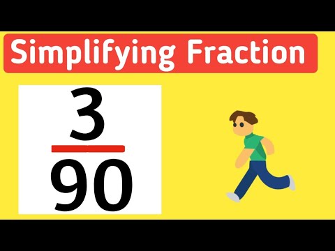 How to Simplify the Fraction 3/90 || 3/30 Simplified