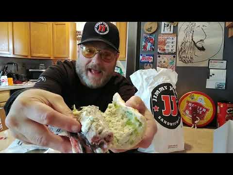 NEW From Jimmy John's Sandwiches...The Beefy Black & Bleu!🍖🥖