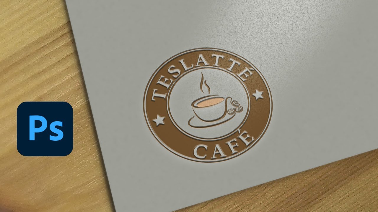 Free Paper Pressed Logo Mockup – Realistic Embossed Branding PSD ...