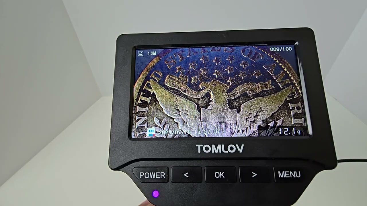 Review Of The Tomlov DM4W Microscope With Scale