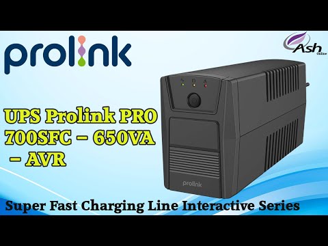 PROLiNK UPS Super-Fast Charging Line Interactive UPS 700VA