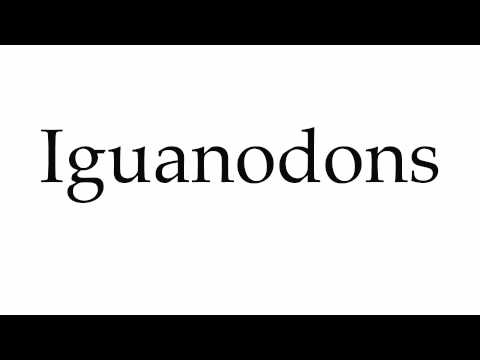 How to Pronounce Iguanodons