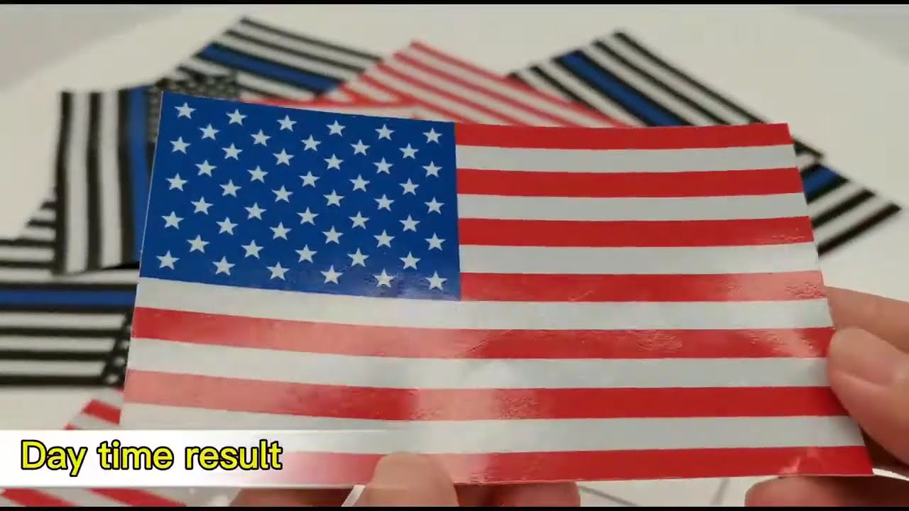 3m American Reflective Flag Stickers