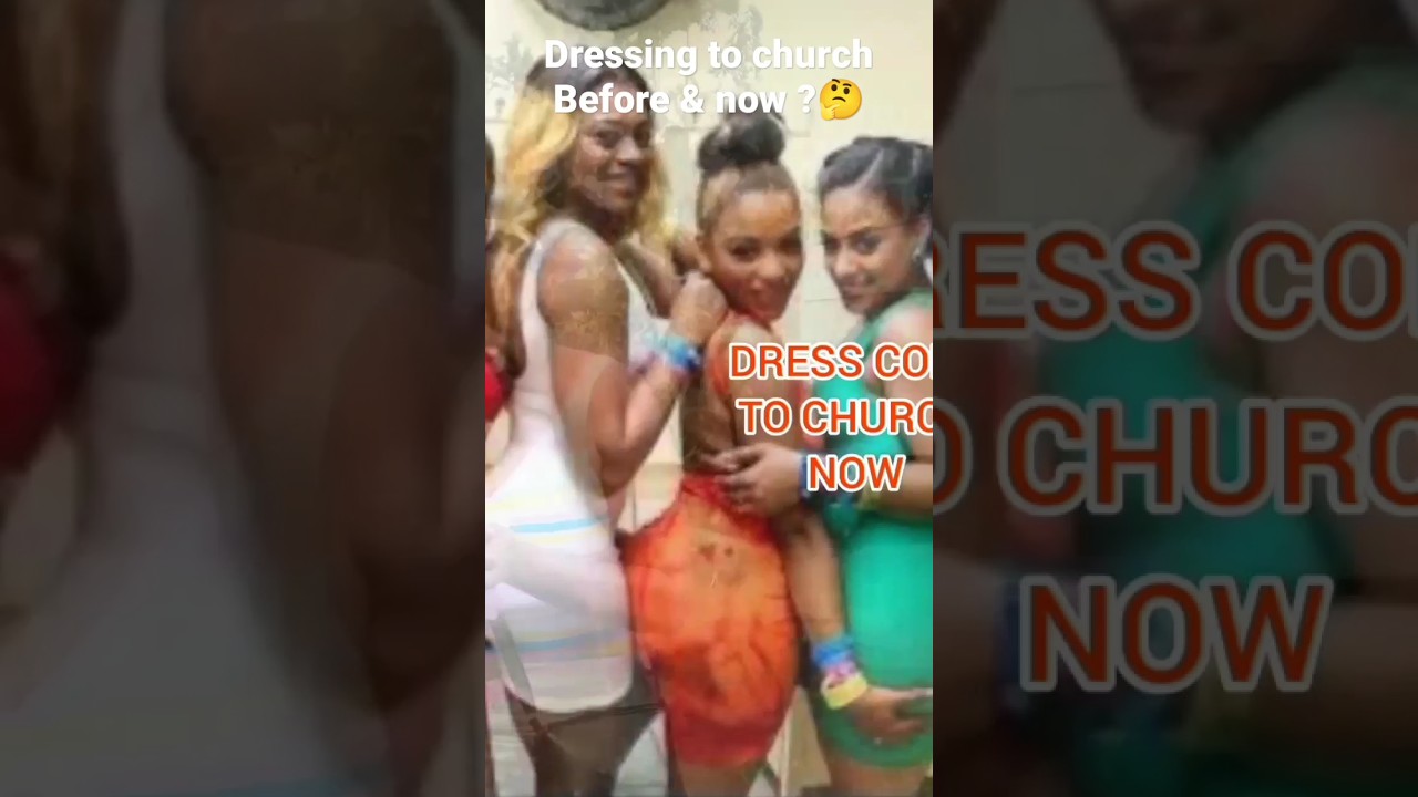 Church dress code before and now ¿¿🤔 #shorts #church #gospel  #fashion #short