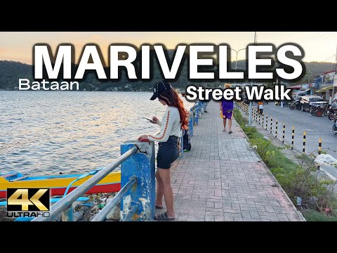 ACTION in MARIVELES Bataan Philippines - ASMR Walk [4K]