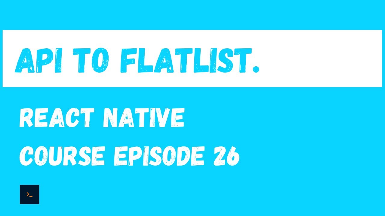 Fetch data from API and display it in a FlatList. React Native Beginner Project Course.#26