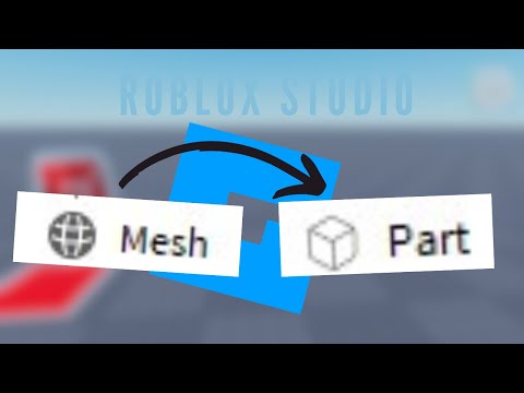 How to Convert a MESH into a PART | Roblox Studio Tutorial