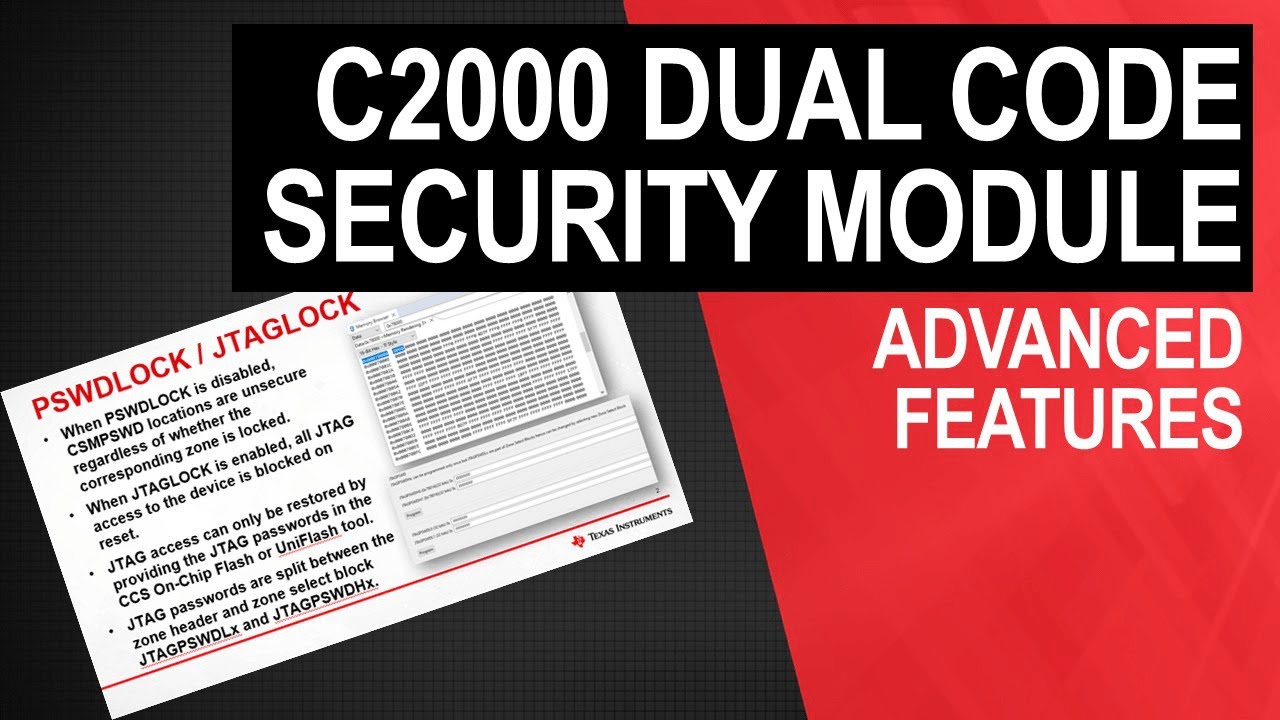 Dual code security module (DCSM) advanced features