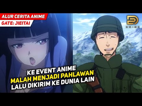 WIBU JONES MASUK DUNIA ISEKAI KERAJAAN BERTEMU PUTRI CANTIK ALUR CERITA GATE JIEITAI