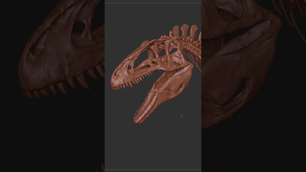 Acrocanthosaurus full body skeleton 아크로칸토사우루스 골격